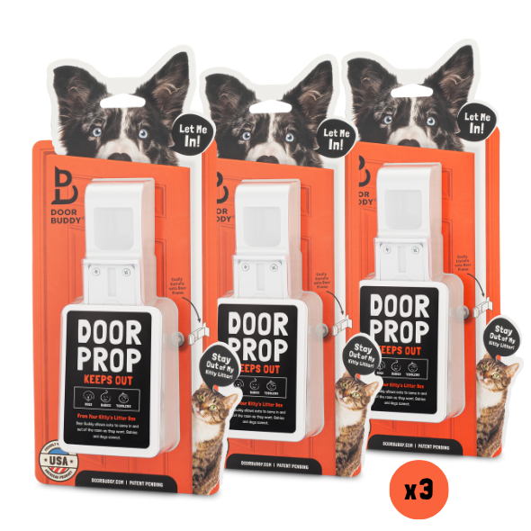 Door Buddy Cat Door Prop 3-Pack Bundle