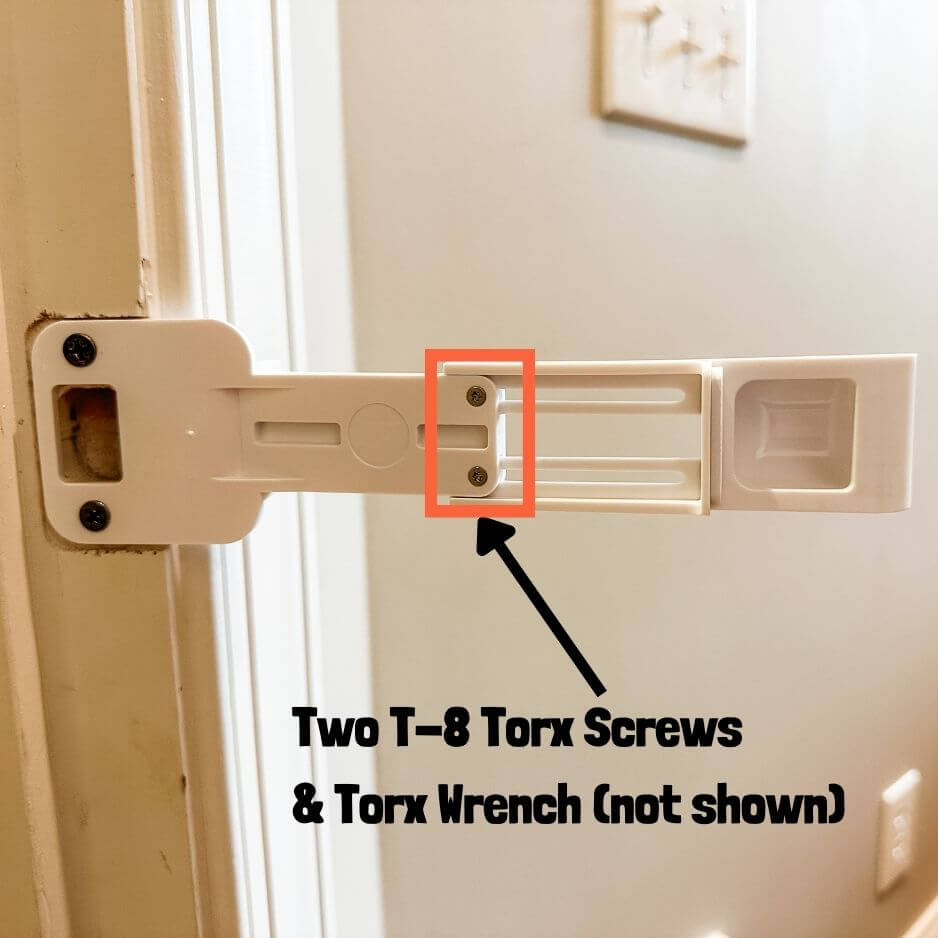 Replacement Door Prop Torx Wrench and 2 T-8 Torx Screws – Door Buddy